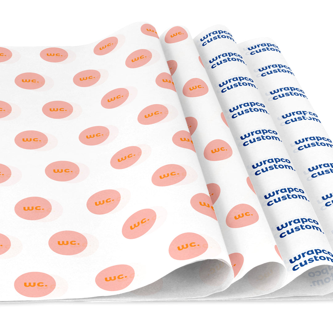 CUSTOM LUXE TISSUE - SINGLE LOGO – The Wrapping Paper Co. Pty. Ltd.